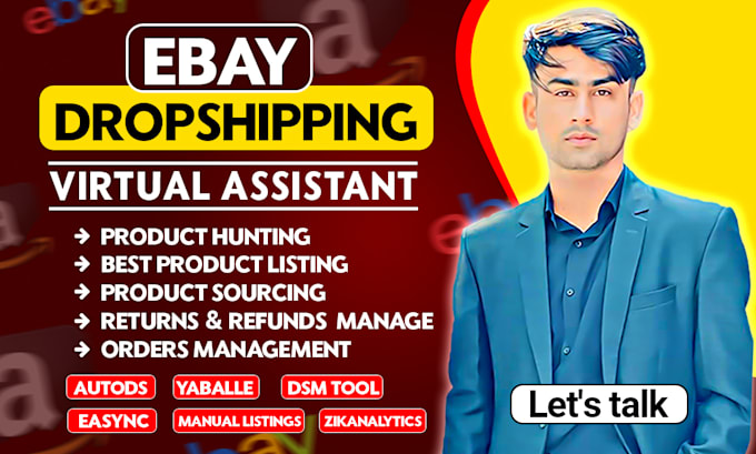 Be your ebay virtual assistant dropshipping auto ds yabble tool automation list by Ecommerce ...