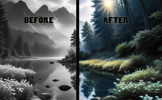 Create the beat photo colorize in black and white to color by Techublk ...