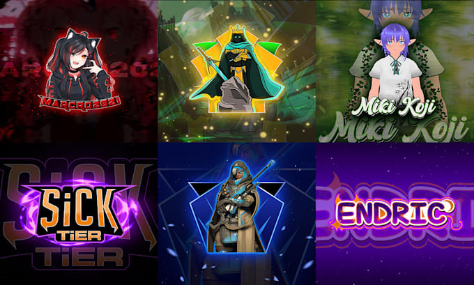 Create custom logo design for twitch, youtube, gaming, esports by Abrox ...