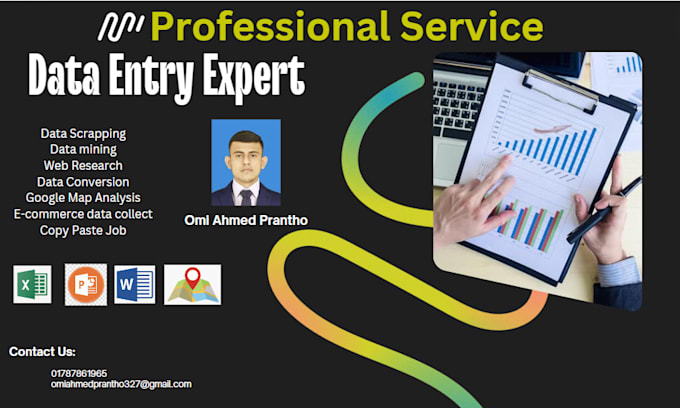 Do fastest data entry,google map analysis,web research,data maining job ...