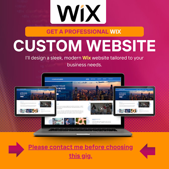 Create a modern custom website using wix for your business by Kewewillson | Fiverr