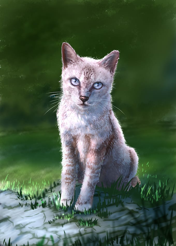 Draw your favourite animal in digital art by Vincentkfc | Fiverr