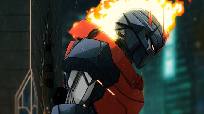 Hacer pelea de anime 2d, escena de pelea de anime, estilo anime japonés ...