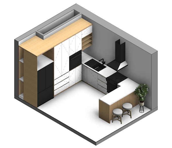 Create revit modeling and parametric family by Khanhvi210 | Fiverr