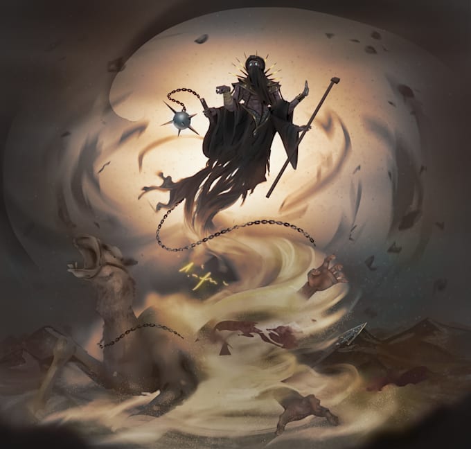 Paint character concept art and illustration by Busraozcelikors | Fiverr