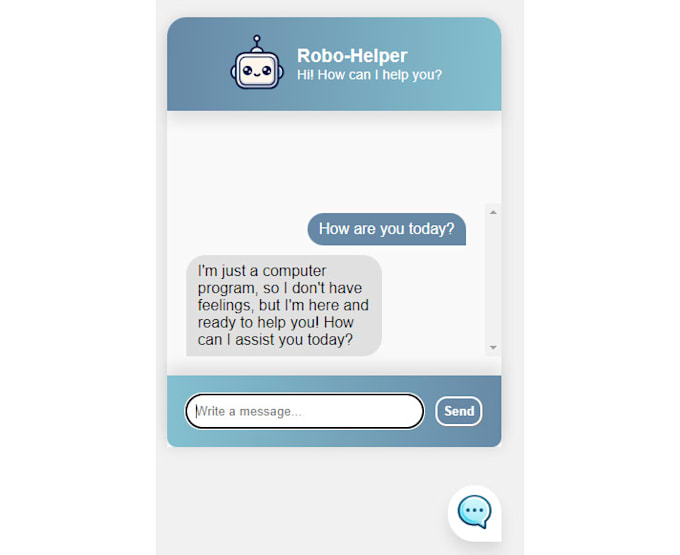 Create an ai chatbot by Love_bytes1 | Fiverr