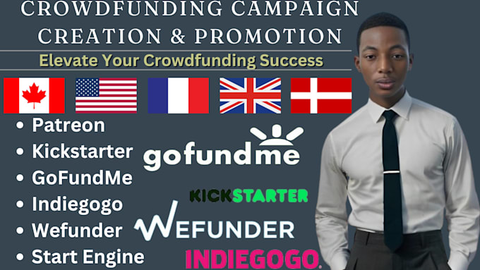 Create and promote your crowdfunding campaign by Boluwatife_stev | Fiverr