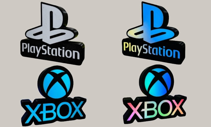 Design custom 3d printable light box neon box with stl ready for 3d ...