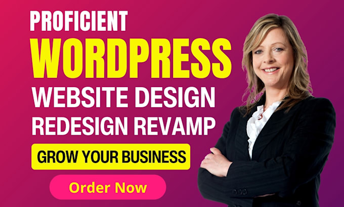 Do responsive wordpress design redesign revamp website theme customization by Gmkhondaker | Fiverr