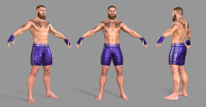 Be 3d modeler, rigger, animator, realistic 3d human model,rig3d for ue5 ...