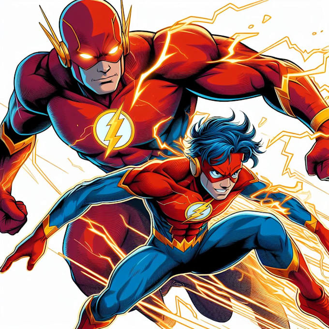 Draw a superhero cartoon characters for you by Cobrephan | Fiverr