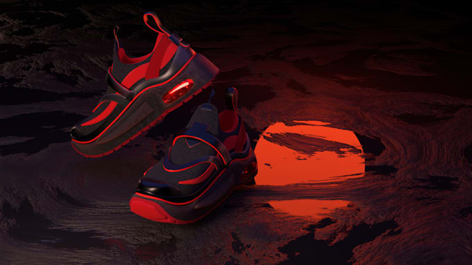 Do 3d sneakers design,footwear animation,3d shoe model,3d cgi animation ...