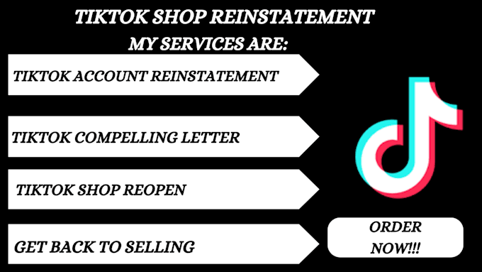 Write an appeal for tiktok shop suspension and reinstatement by ...