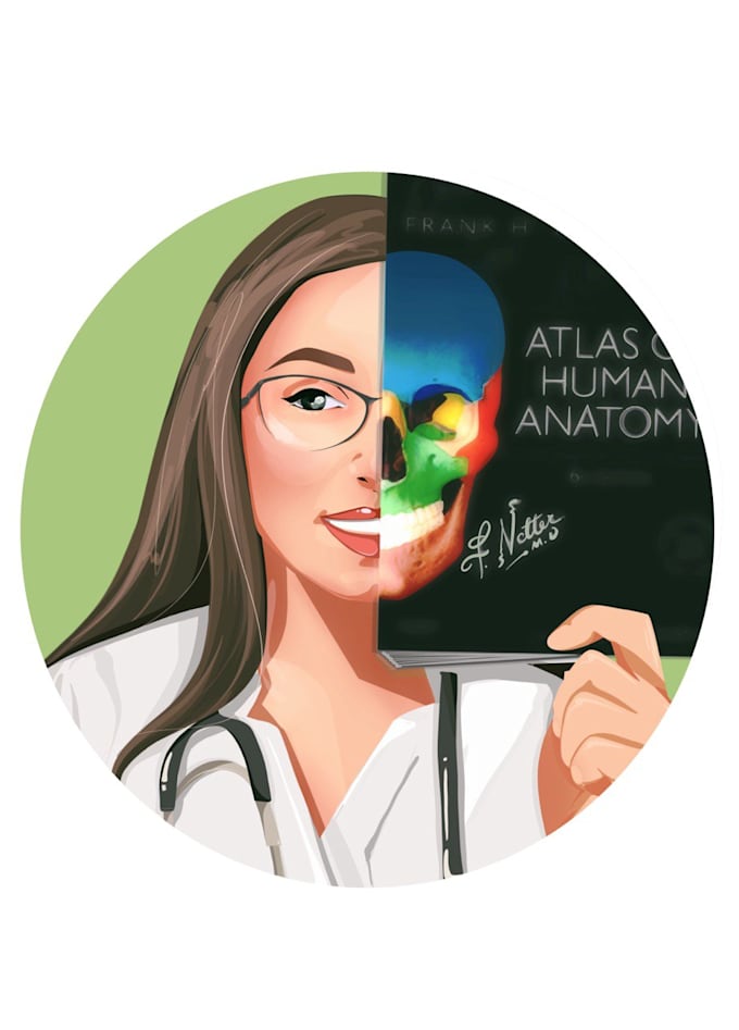Draw a avatar cartoon for you profile by Sandrakova | Fiverr