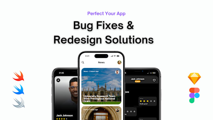 Fix bugs or redesign your swiftui app by Kamitory | Fiverr Fix bugs or redesign your swiftui app by Kamitory | Fiverr