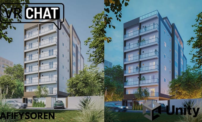 Stylish do 3d game world, level, map, vr chat world in unity for unreal ...