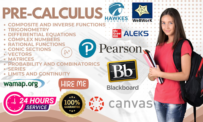 Help you in pre calculus problem solving by Zeeshan_ali4 | Fiverr