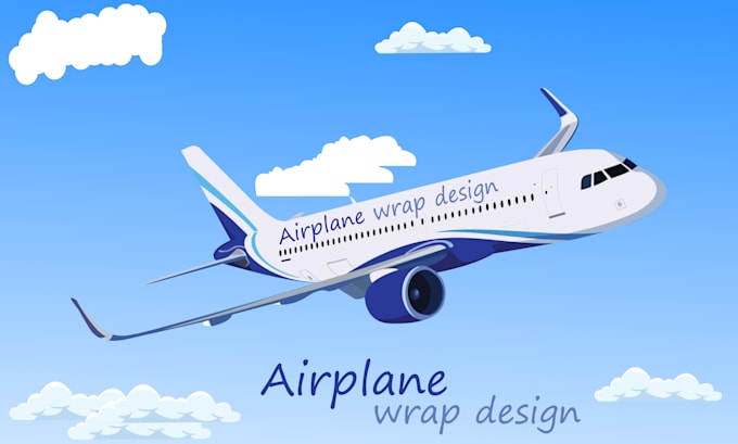 Create airplane wrap design or vehicle wrap and any wrap design by ...
