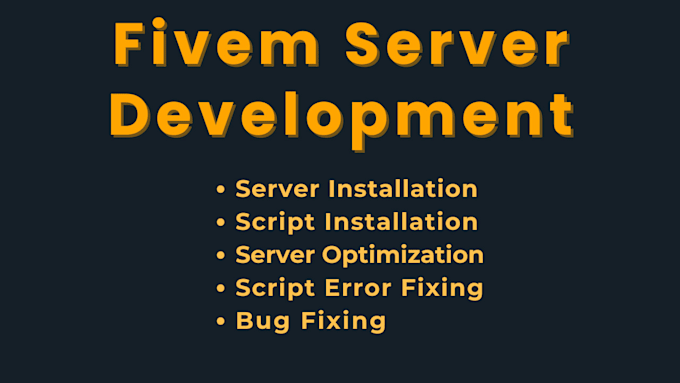 Be your fivem server developer by Alee313 | Fiverr