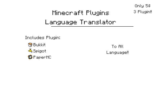 Translate your minecraft plugin to the language you want by Dwia1202 ...