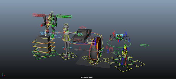 Professional 3d character rigging for animation and games by ...
