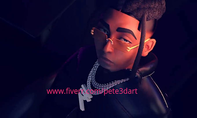 Do 3d music animated video, animated memes coin, token, 3d character ...