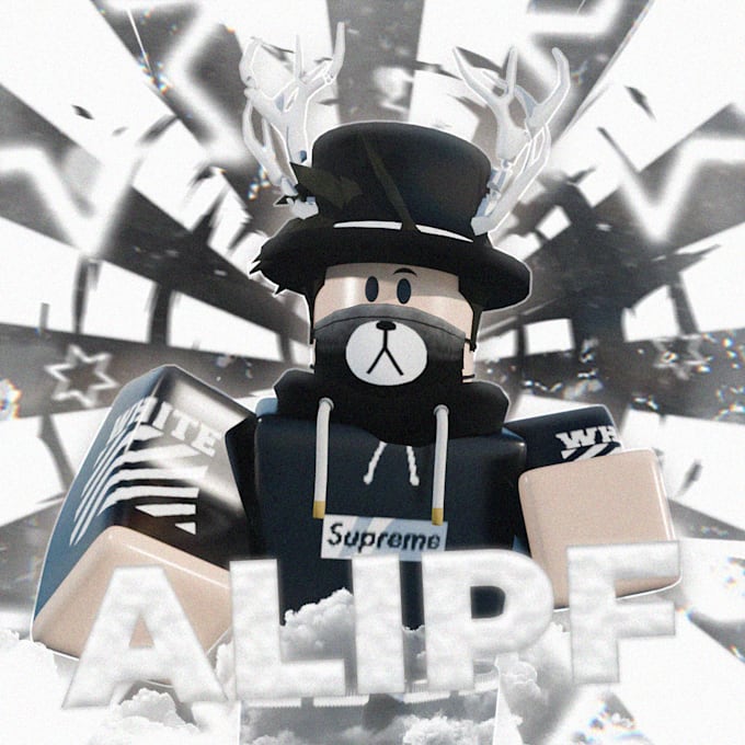 Make gfx avatar roblox and youtube banner ,twitter header and more by ...