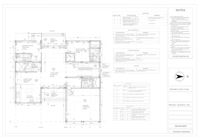 Create 2d architectural and civil working drawing in autocad by Ammar ...