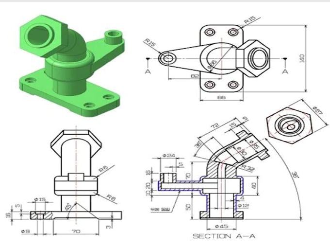 Create high precision mechanical 3d models and cad design by Mohit0210 ...
