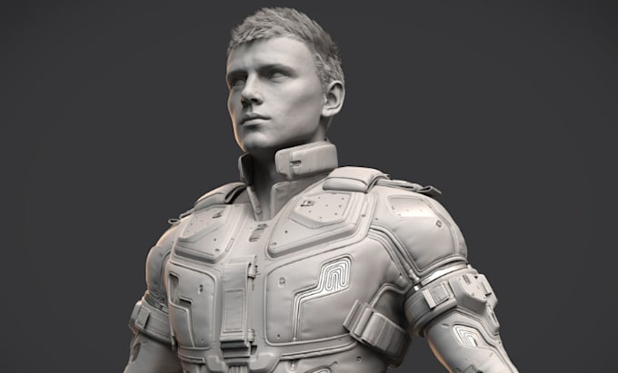 Do character modeling, game character, 3d figure, 3d bust, realistic 3d models by Lekazee | Fiverr