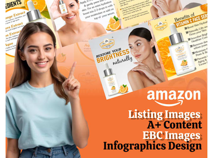 Design amazon infographics and ebc banners for cosmetics by Tatvagyac | Fiverr