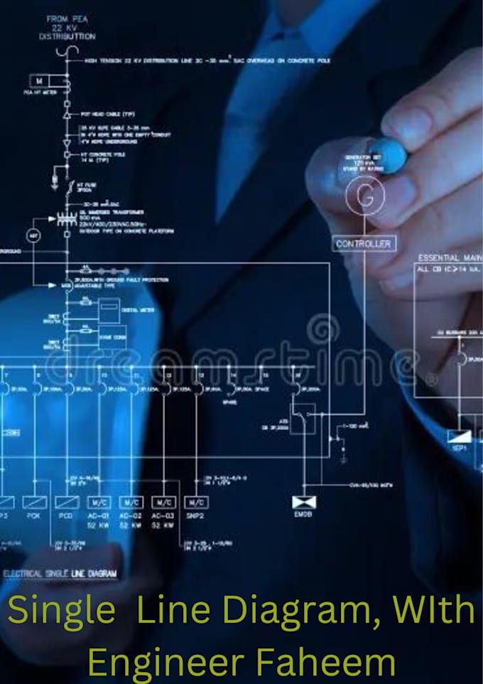 Do single line diagram for your electrical design by Engr_faheem1 | Fiverr