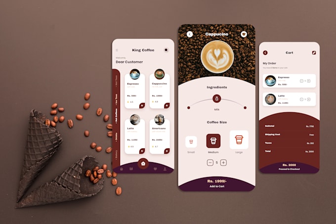 Do ui ux design, website, dashboard, mobile app ui ux design by Umarkhan96 | Fiverr