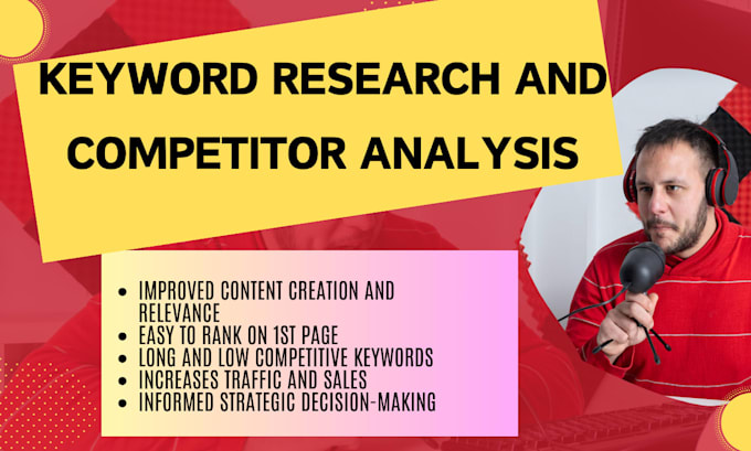 Provide best seo keyword research and competitor analysis by Mdshamim_00 | Fiverr