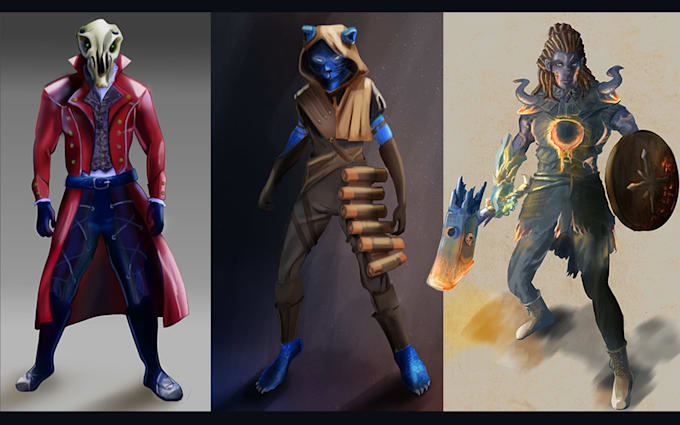 Draw your dnd character by Tethereal | Fiverr