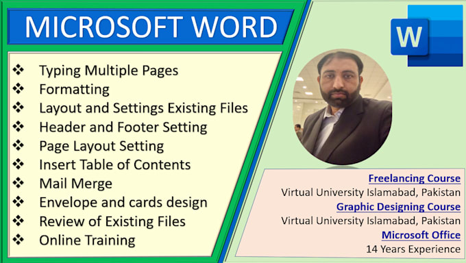 Create, format, fix, and do any work of microsoft ms word by ...