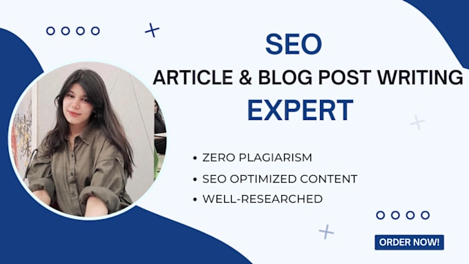 Write an appealing seo optimized article and blog post by ... Write an appealing seo optimized article and blog post by ...