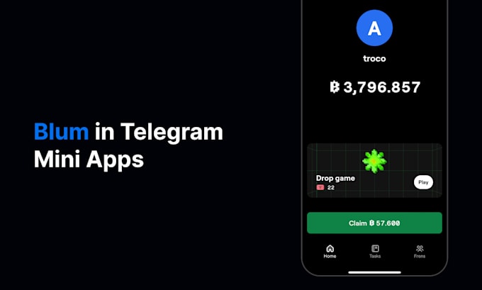 Create a clone of the blum in telegram mini apps by Bitnoob | Fiverr