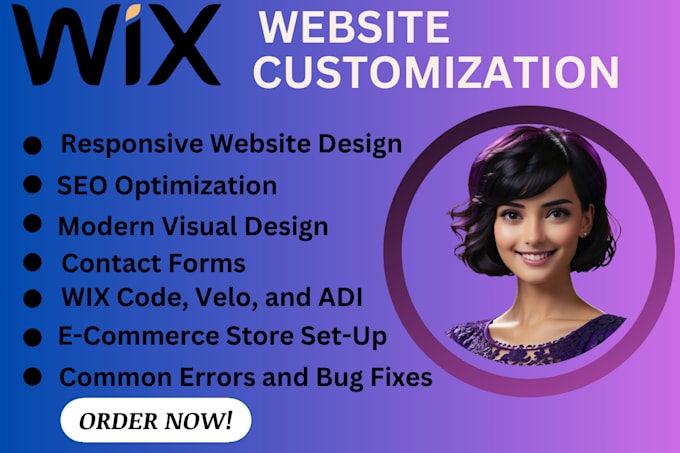Design redesign customize revamp fix wix website, wix code, wix velo, wix adi by Kiaragomez793 ...