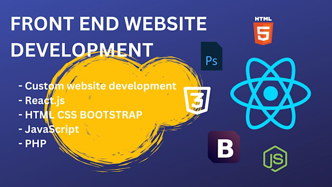Be Your Front End Web Developer Using Html Css Bootstrap React Js And Jquery By 9150
