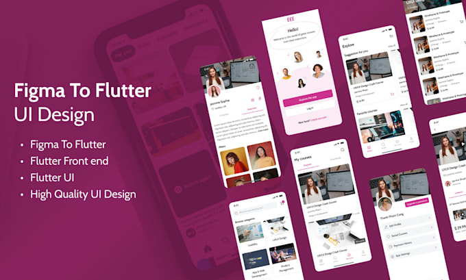 Do Flutter App Flutter Ui Figma To Flutter Flutter Front End Design By Hassankhan944 Fiverr