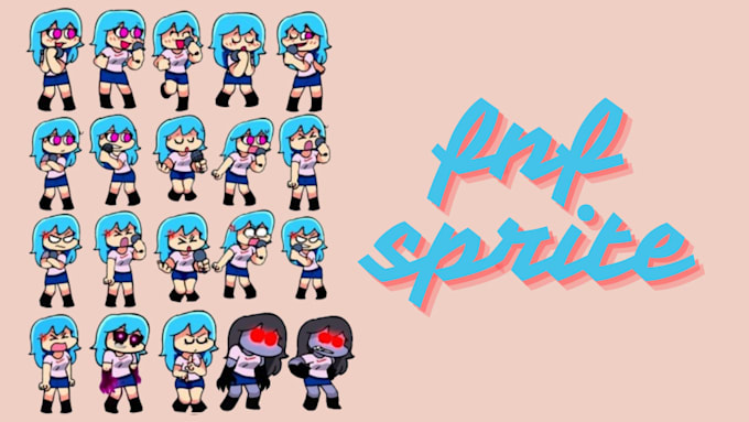 Make you a fnf sprite by Louisvilless | Fiverr