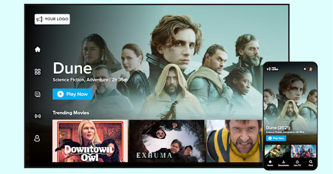 Build Vod App Ott Platform Iptv App Smart Tv App For Android Tv Box