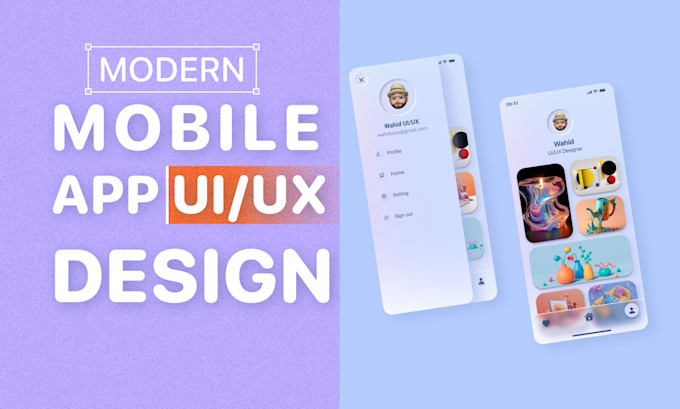Design your mobile app ui in figma, mobile app ui design by Wahidappdev ...