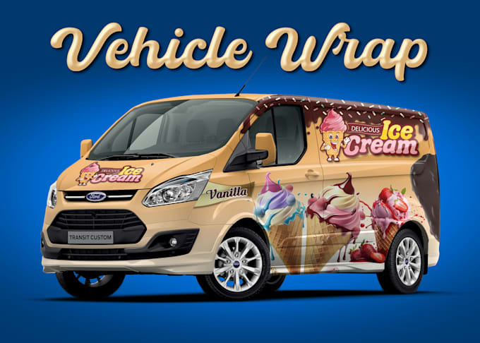 Do professional vehicle wrap, car wrap, van wrap, and lorry wrap design ...