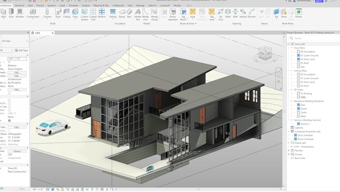 Teach you revit, detailing in revit and massing by Architect_work | Fiverr