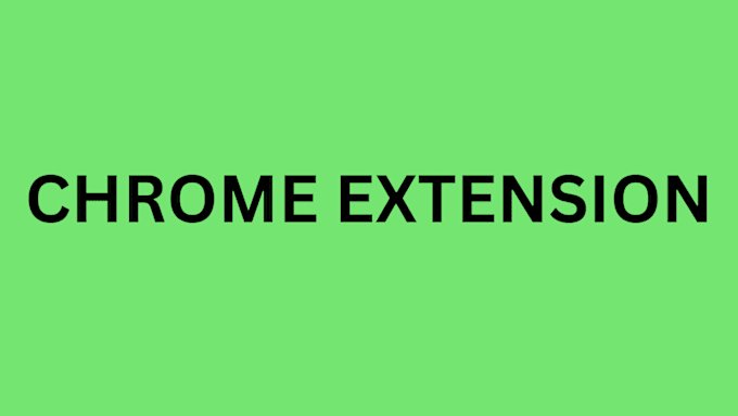 Create chrome extension, firefox extension, web scraping, web ... Create chrome extension, firefox extension, web scraping, web ...