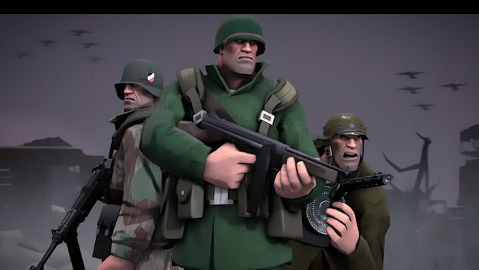 Create and port model to sfm, gmod, tf2, fnaf, sfm model, map by ...