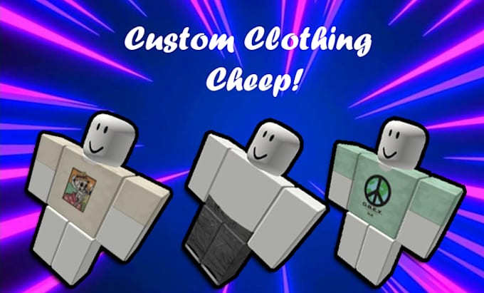 Create custom clothing on roblox by Lushin_ | Fiverr