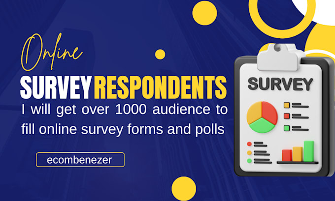 Conduct your online surveys form to reach a targeted 1000 respondents ...
